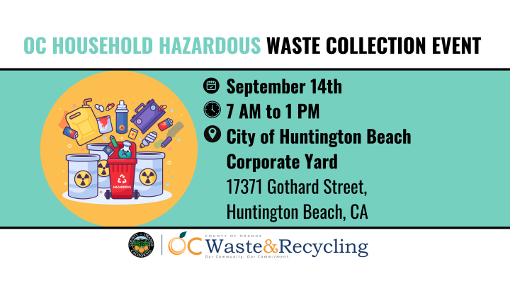 OC Household Hazardous Waste Collection Event | OC Waste & Recycling